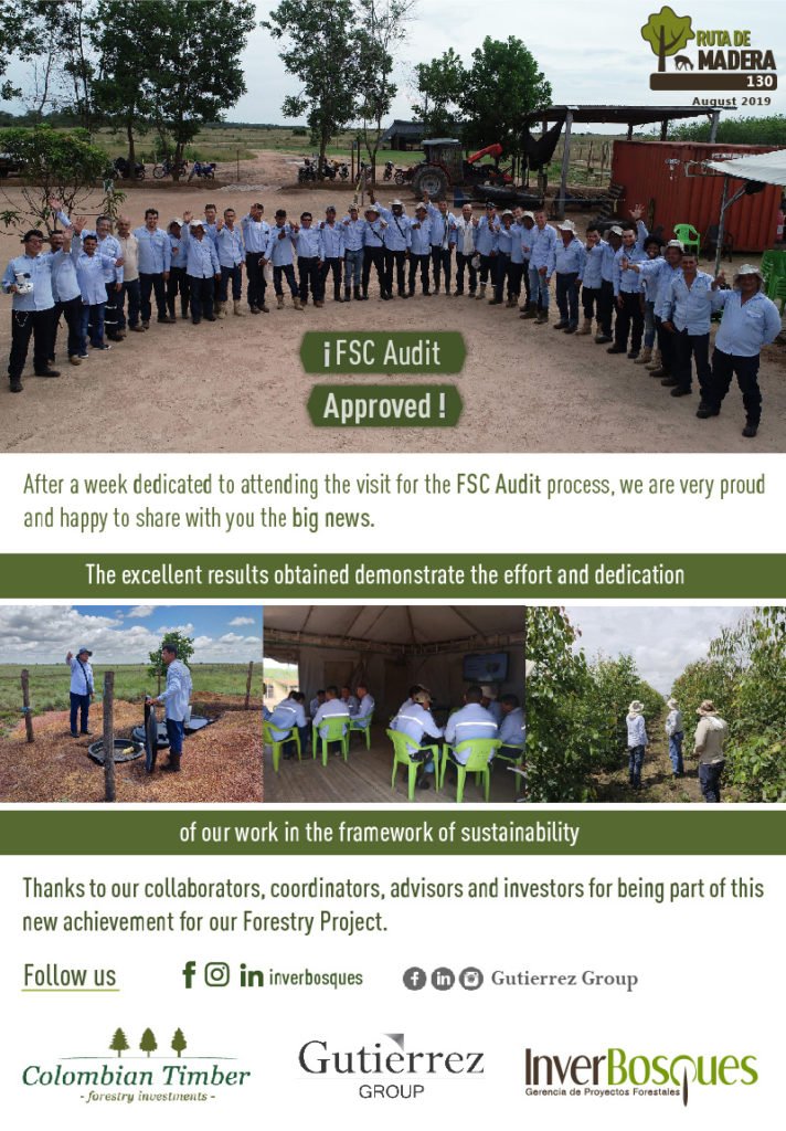 FSC Audit Approved - Colombian Carbon Credits